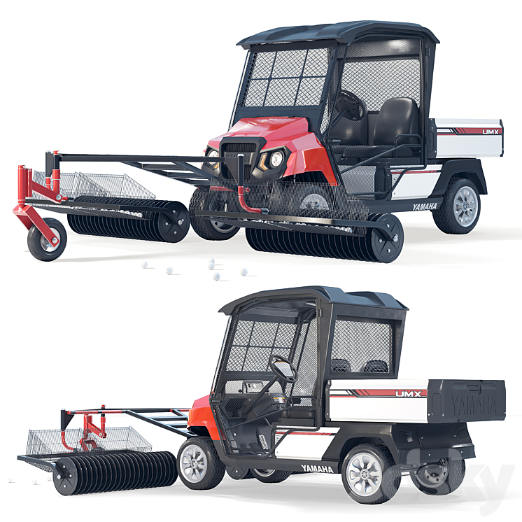 Yamaha UMAX Range Picker - Transport - 3D model