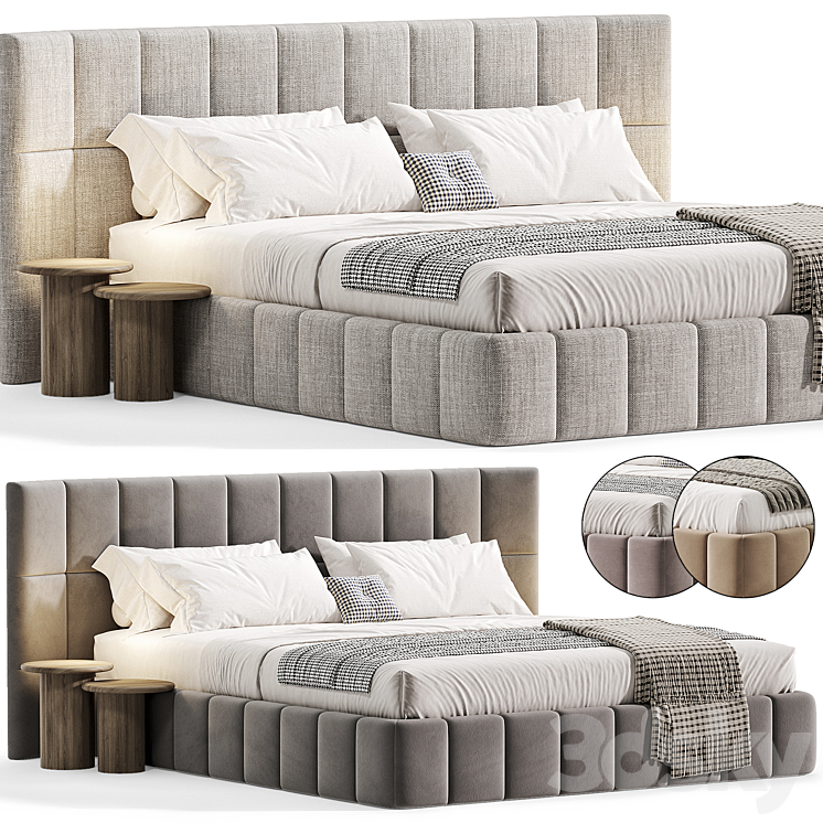 BOSS.XO Monolit Bed By divanboss - Bed - 3D model