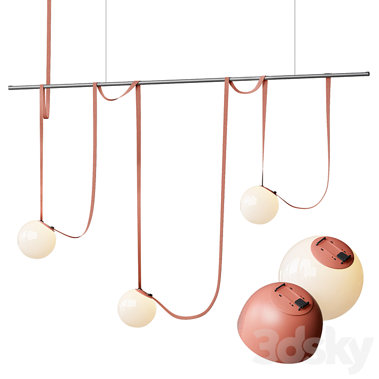 Vibia plus minus lighting - Pendant light - 3D model