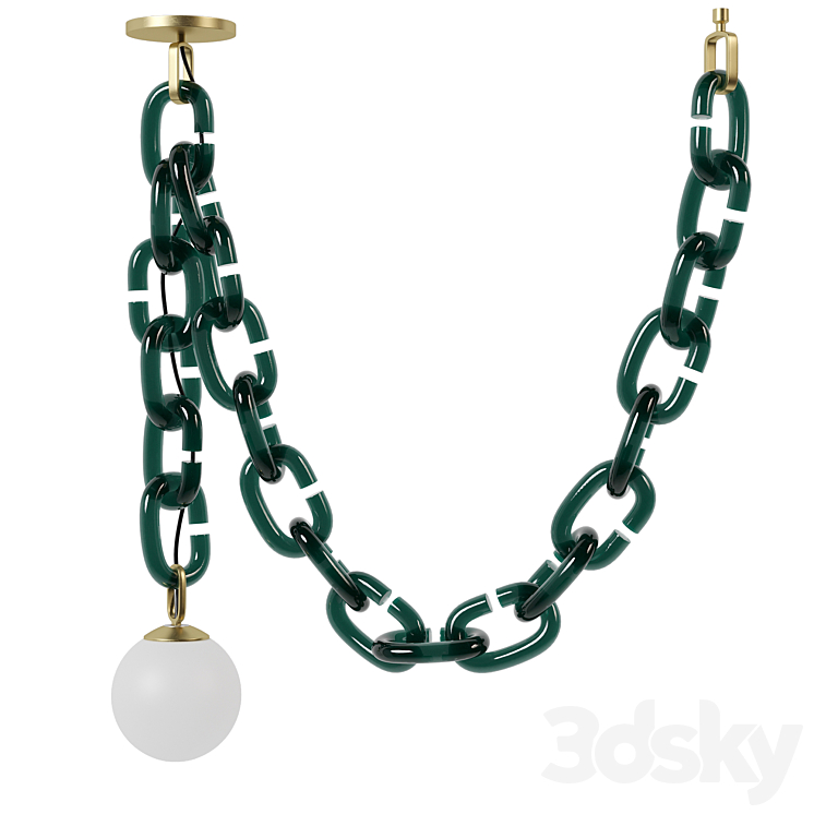 Pendant lamp CHAIN 2 - Pendant light - 3D model