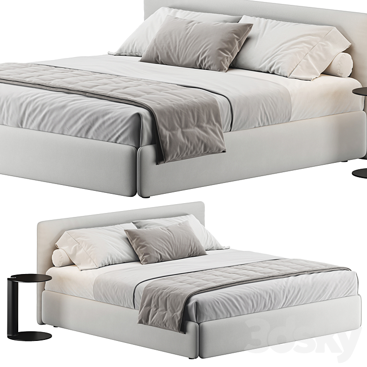 Zip Bed - Bed - 3D model