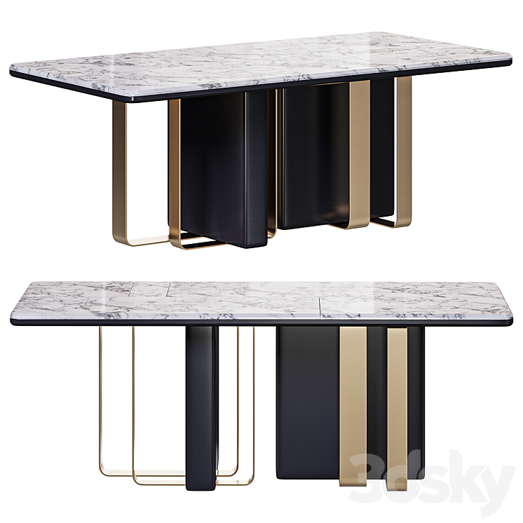 Table Julie Leonard By Designporn - Table - 3D model