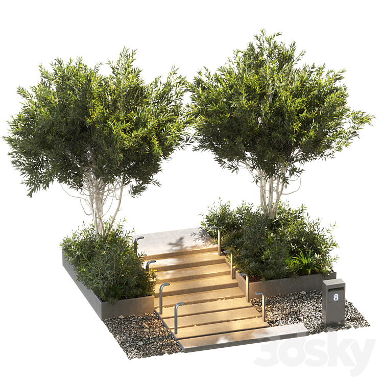 Town Square Landscape 08 - Other - 3D model