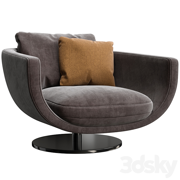 Malerba Montreal armchair - Arm chair - 3D model