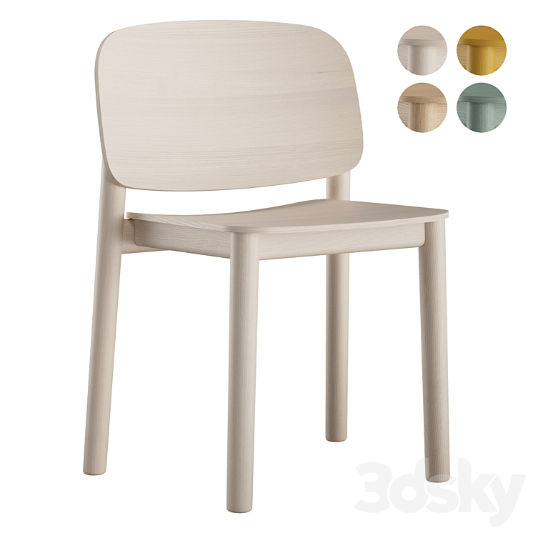 WHITE CHAIR 130 by Billiani - Chair - 3D model