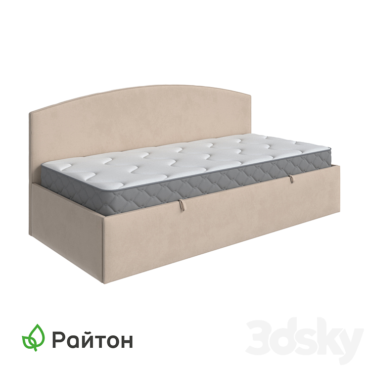 Hippo bed with PM - Bed - 3D model