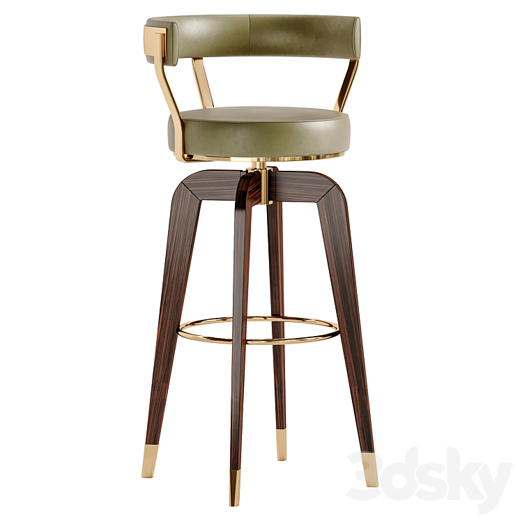 Bar Chair Gilmore By Mezzocollection - Chair - 3D model