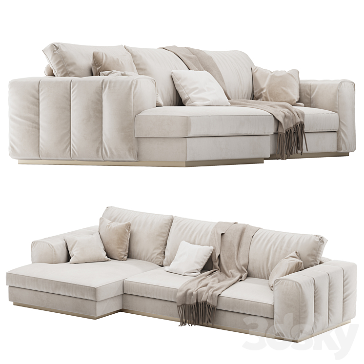 Laskasas CHARLIE corner - Sofa - 3D model