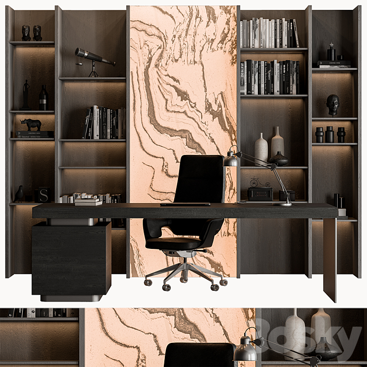 Boss Desk - Office Furniture 610 - Office furniture - 3D model