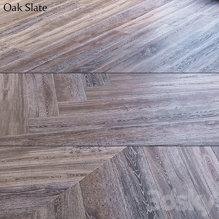 Oak Slate - Floor coverings - 3D model