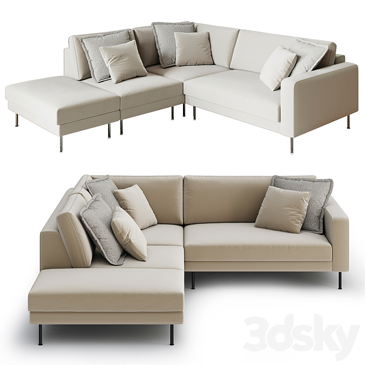 SOHO corner SOFA. - Sofa - 3D model