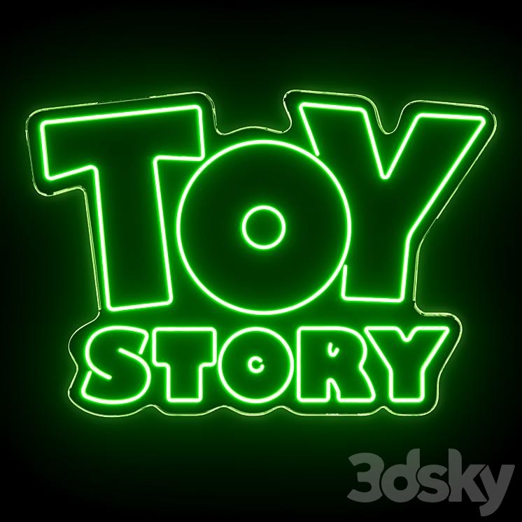 Toy Story Neon Sign - Neon - 3D model