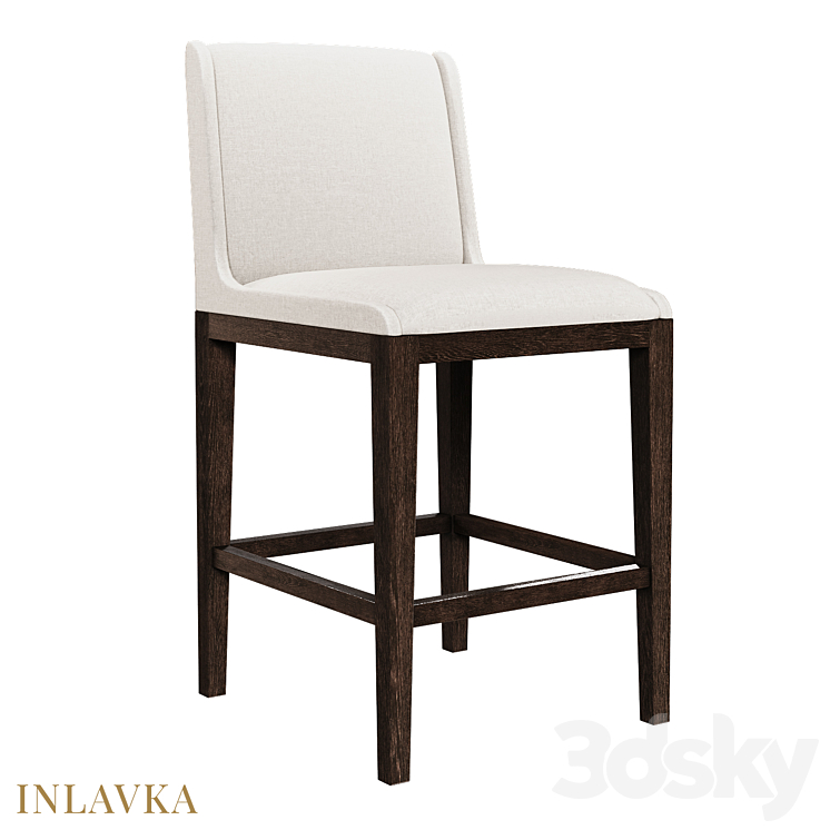 OM Bar stool in minimalist style - Chair - 3D model