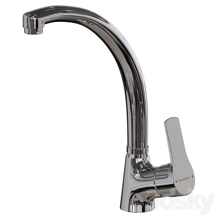 Kitchen faucet Ramon Soler Titanium 180601 - Faucet - 3D model