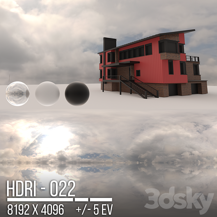 HDRI Sky - 022 - HDRI - 3D model