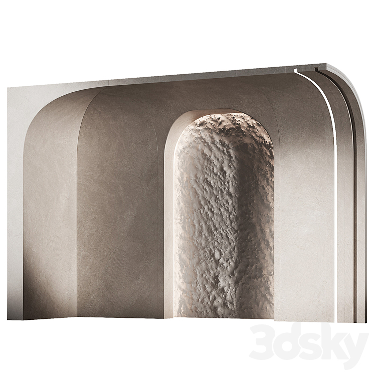 Modular wall decorative panels 11. Rounded arched openings. - Other ...