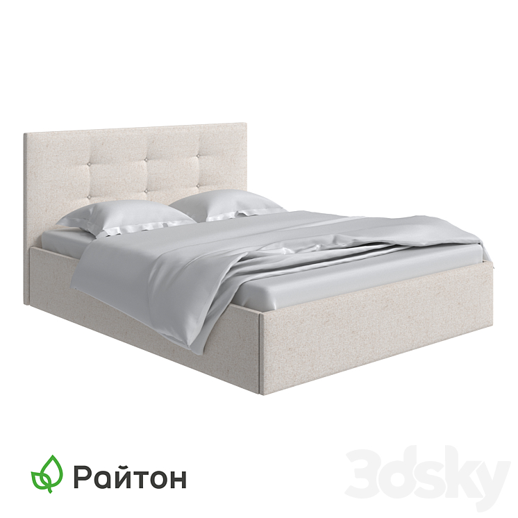 Forsa bed - Bed - 3D model
