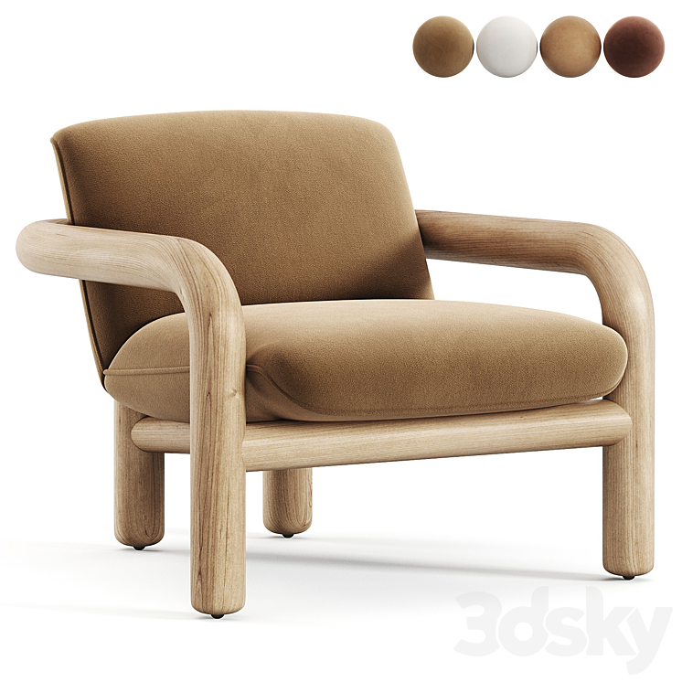 Benson Chair - Arm chair - 3D model