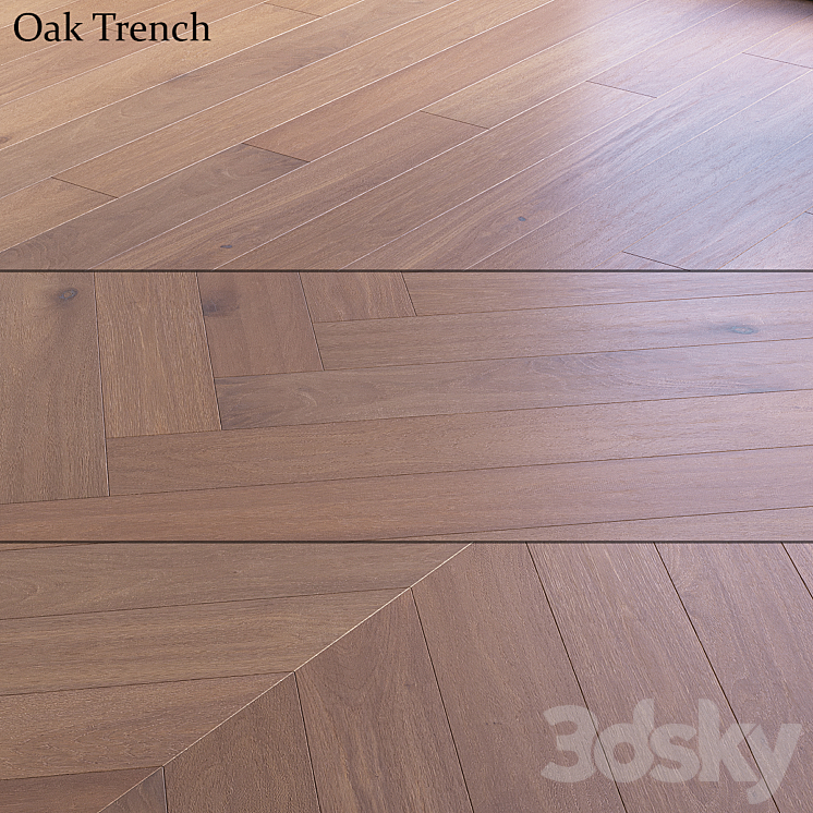 Oak Trench - Floor coverings - 3D model