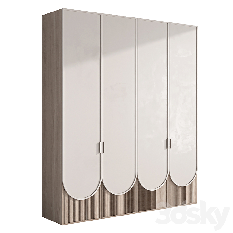 Wardrobe 011 KM - Wardrobe & Display cabinets - 3D model