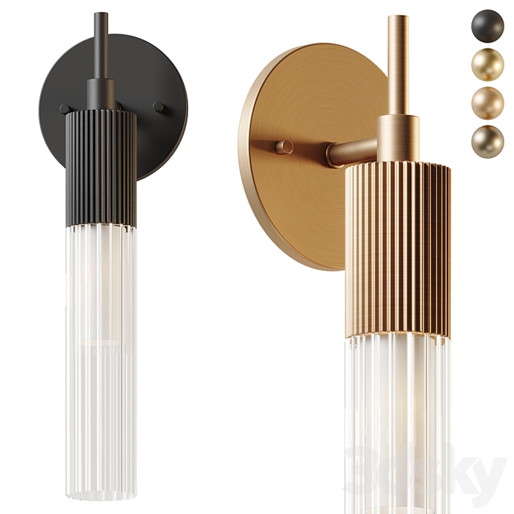 Reeds by Et2 - Wall light - 3D model