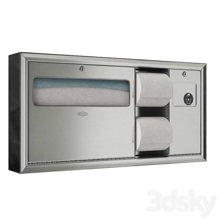 Bobrick Toilet Tissue Dispenser - Bathroom accessories - 3D model