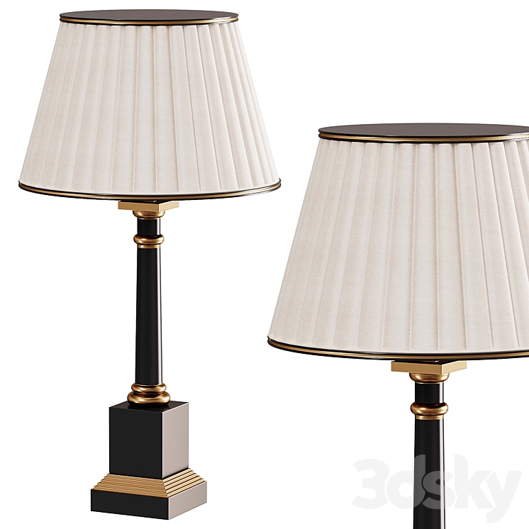 Elstead Peronne Table Lamp - Sofa - 3D model