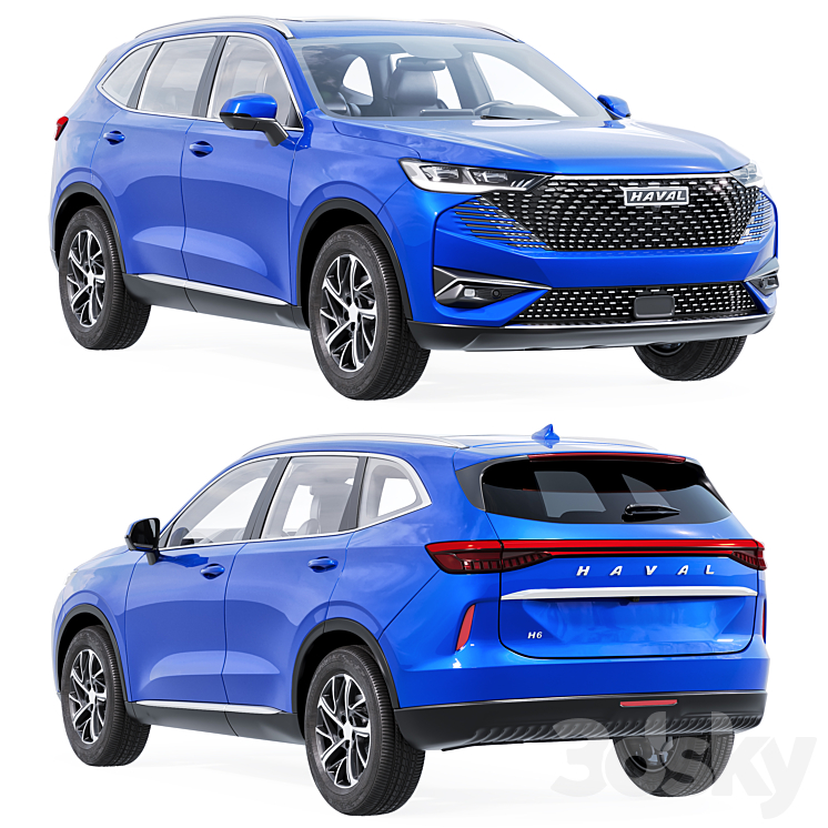 Haval H6 HEV - Ground Transport - 3D model