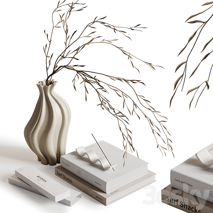 Decorative set Blom - Decorative set - 3D model