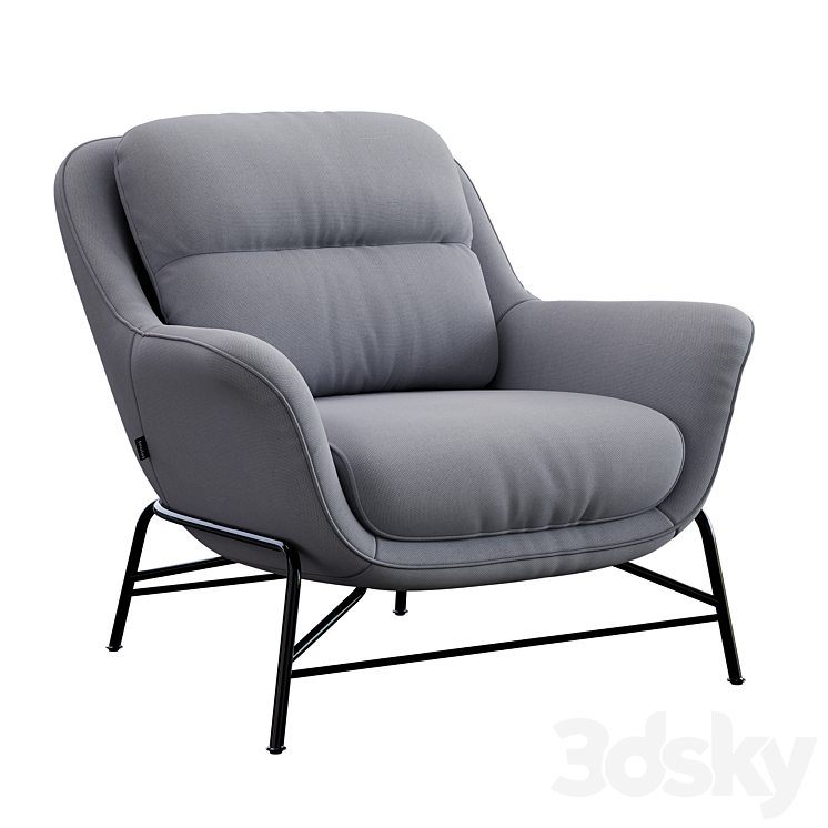 Sadira By Teulat (5 color version) - Arm chair - 3D model