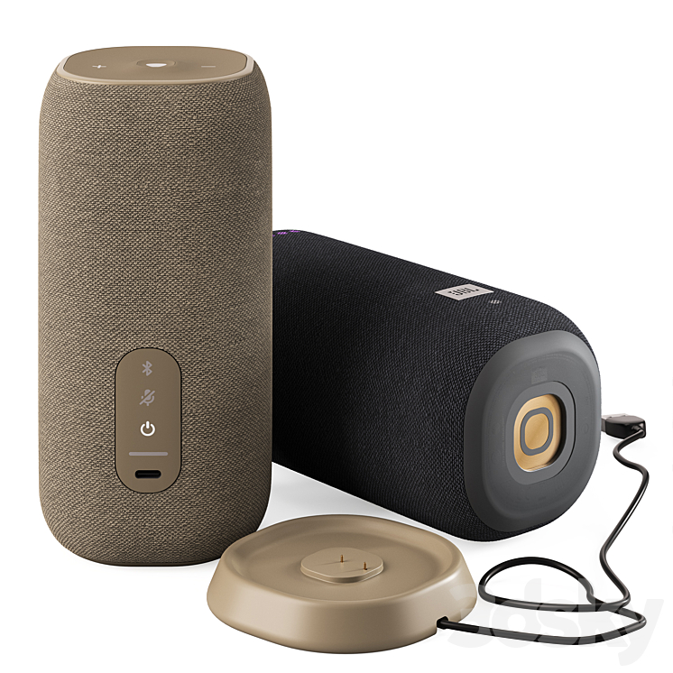 JBL Link Portable Smart Speaker - Audio tech - 3D model