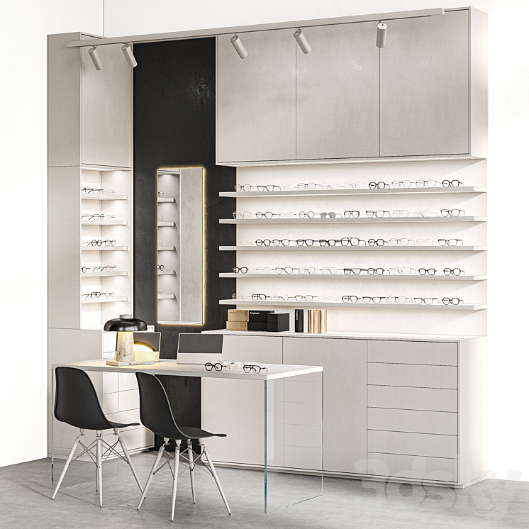 glasses shop - Shop - 3D model