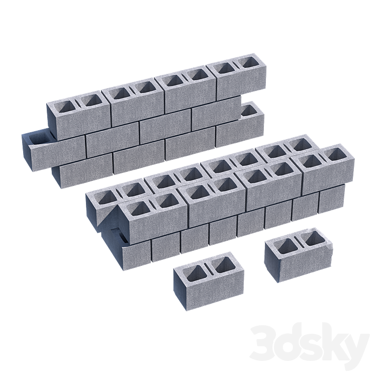 Block wall constructor - Other - 3D model