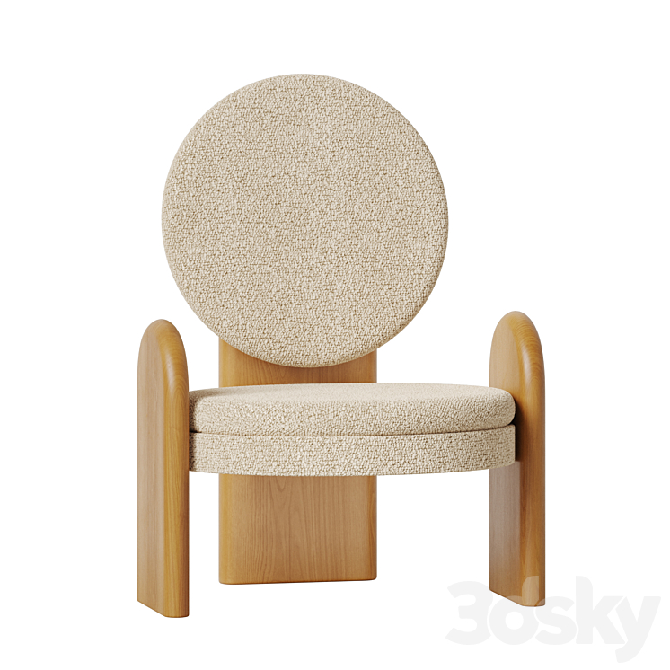 Smith Single Chair - Arm chair - 3D model