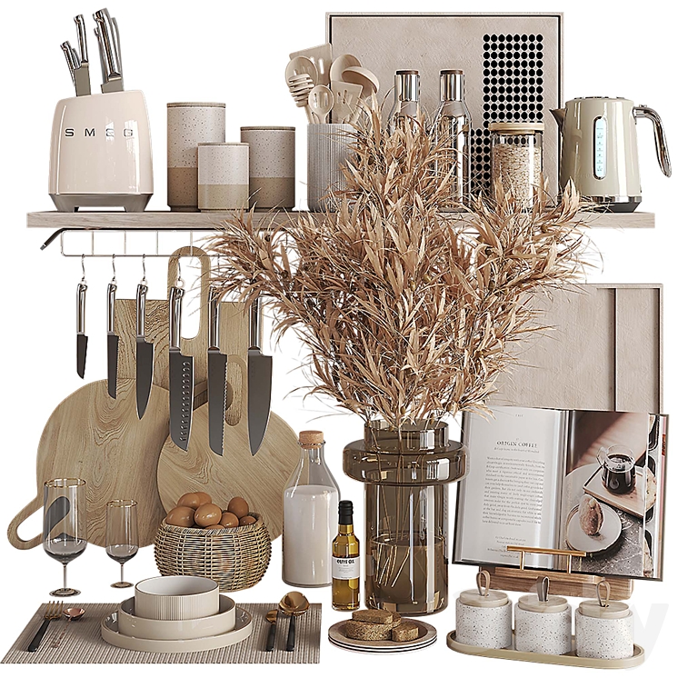 kitchen accessories N049 - Other kitchen accessories - 3D model