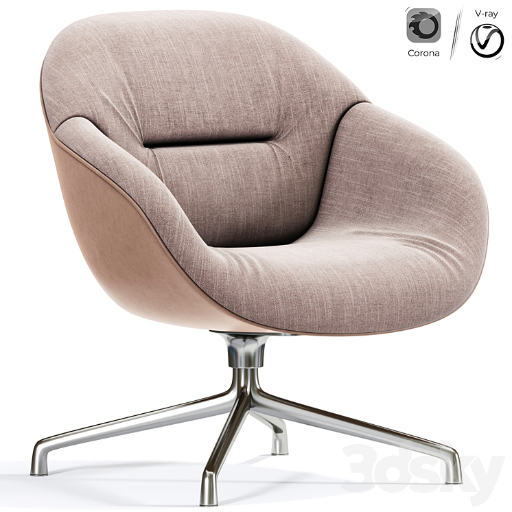 Hay AAL 81 Lounge Chair - Arm chair - 3D model