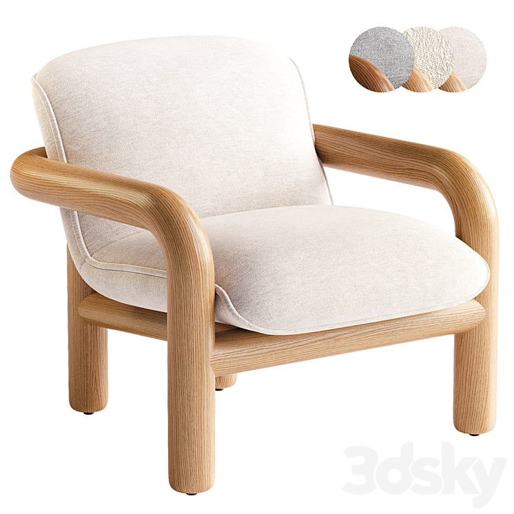 Benson Armchair - Arm chair - 3D model
