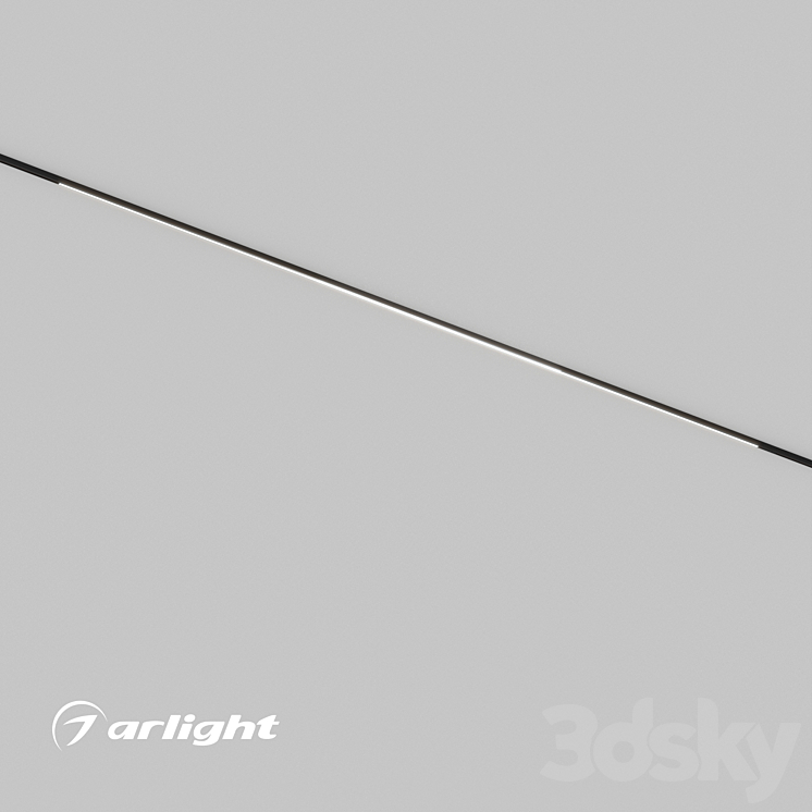 OM Lamp MAG-MICROCOSM-FLAT-ELASTIC-L2000-16W - Spot light - 3D model