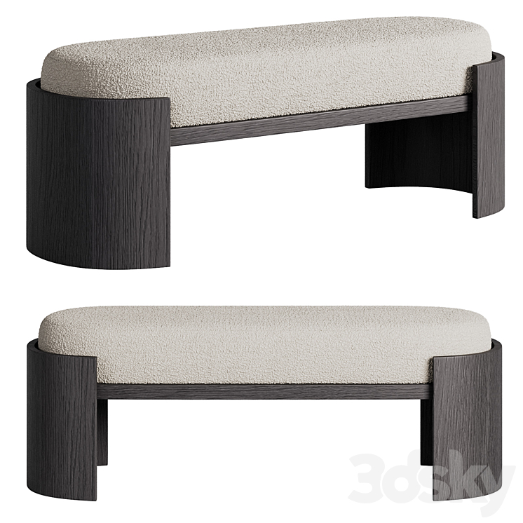 Parla Hug bench - Other soft seating - 3D model