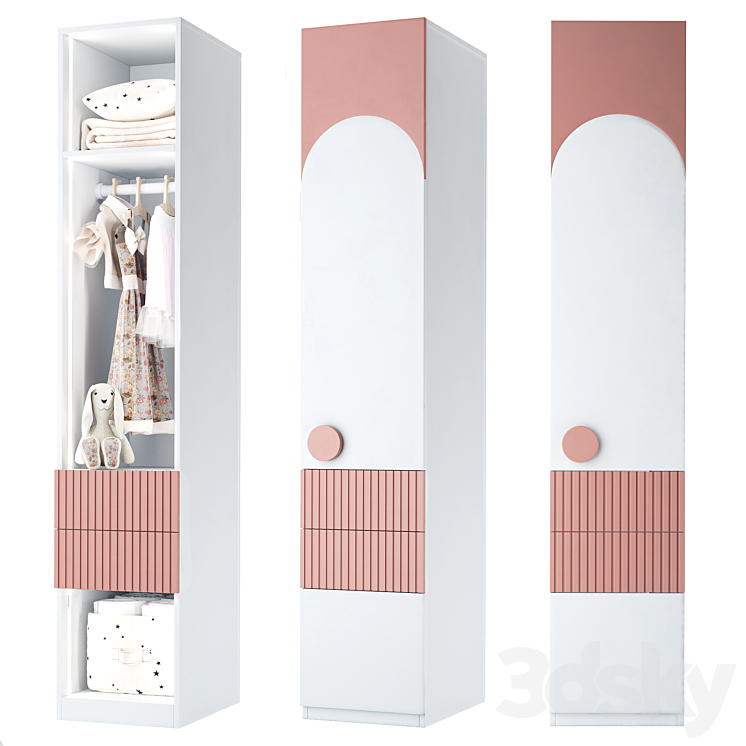 Cabinet Rolo Masher-1 - Wardrobe - 3D model