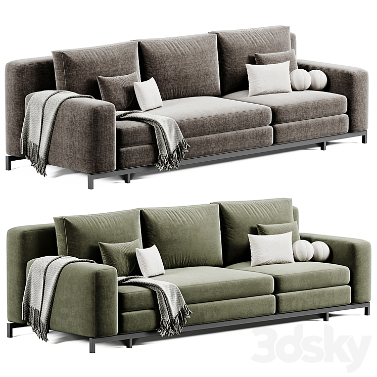 Leaf Sofa By Natuzzi | Sofa - Sofa - 3D model