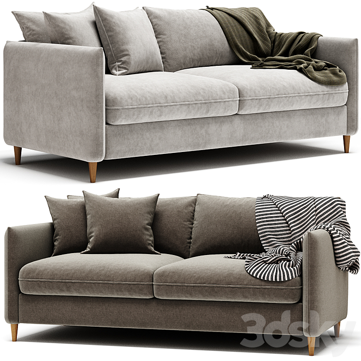 Palermo Sofa - Sofa - 3D model