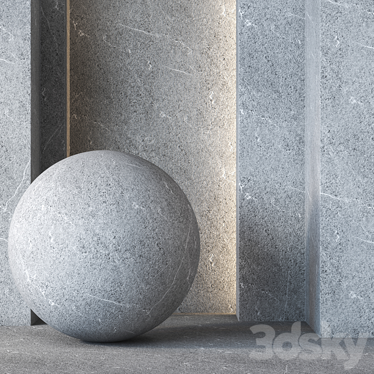 Rock & Stone Texture 4K - Seamless - Natural materials - 3D model