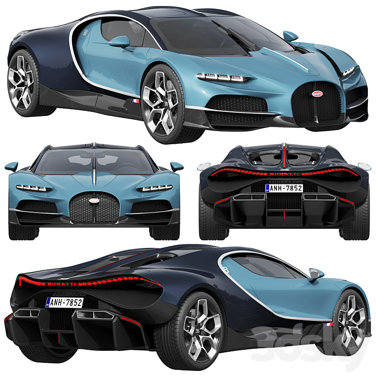Bugatti Tourbillon - Ground Transport - 3D model