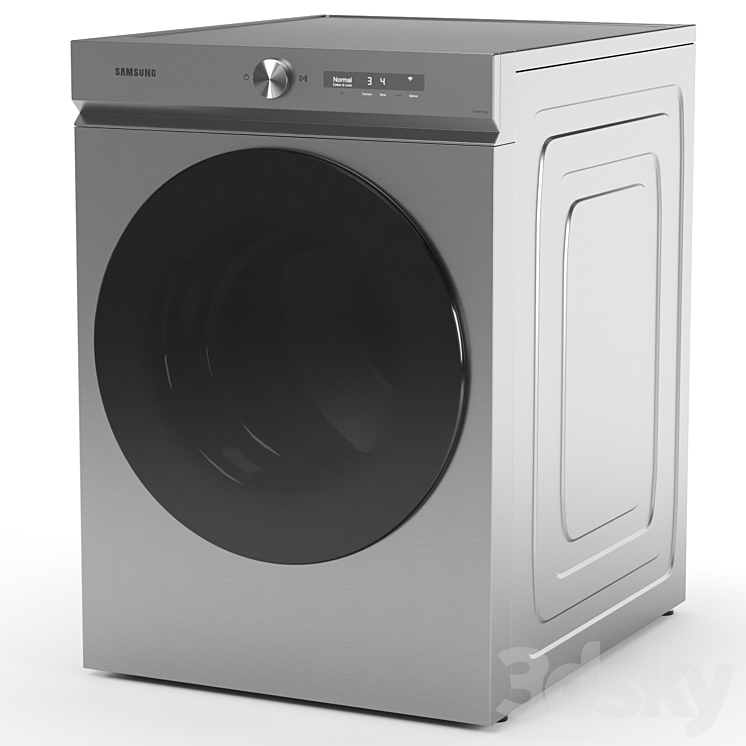 SAMSUNG dryer machine DVG53BB8700T - Household appliance - 3D model