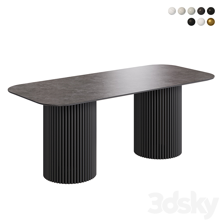 Idris ceramics - Table - 3D model