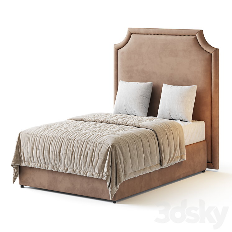 Rachel Bed - Double - Bed - 3D model