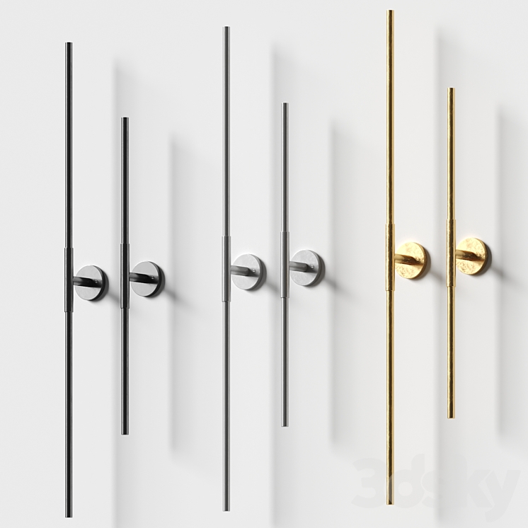 Juniper - THIN Retro Float - Wall light - 3D model