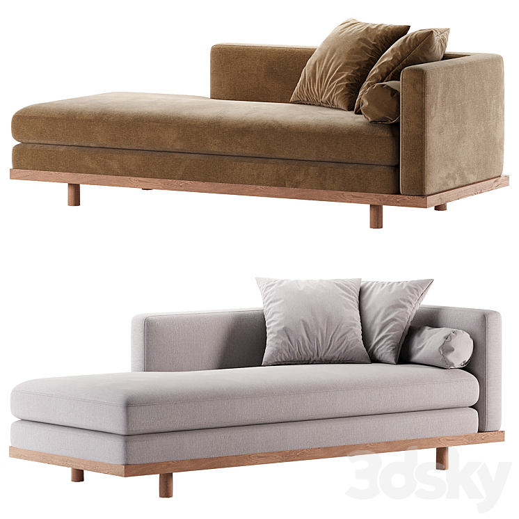 ADELE SINGLE CHAISE - Other soft seating - 3D model