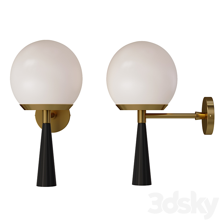 Loft Concept Cedar and Moss Audrey - Wall light - 3D model